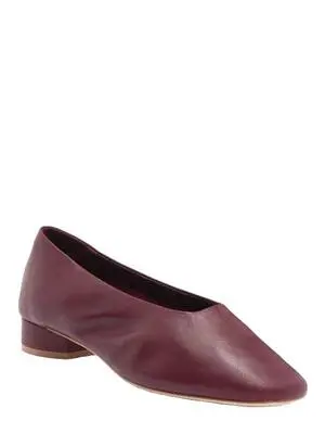 Jeffrey Campbell Trustee Leather Pumps - Dark Purple