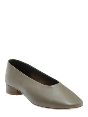 Jeffrey Campbell Trustee Leather Pumps - Olive