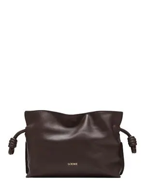 Loewe Flamenco Mini Napa Leather Bag Chocolate