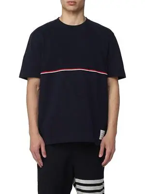 Thom Browne Cotton T-shirt Blue