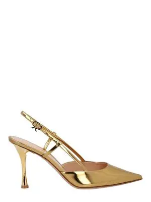 GIANVITO ROSSI Slingback Pumps - Gold