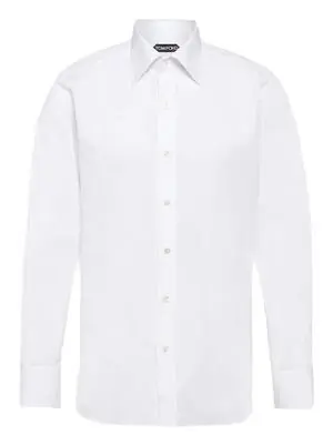 TOM FORD Cotton Poplin Shirt - White