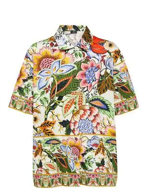 Etro Floral Cotton Shirt - Multicoloured