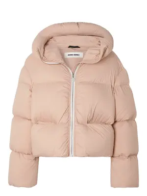 IENKI IENKI Kenny Hooded Quilted Down Jacket - Pink