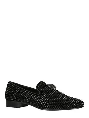 Kurt Geiger Embellished Ace Stud Loafers - Black