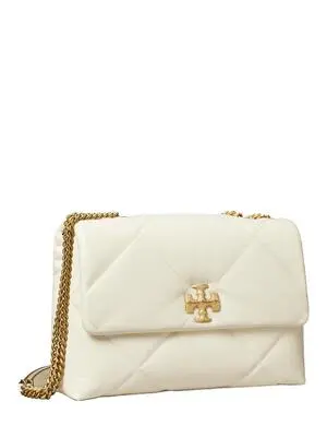 Tory Burch Kira Diamond Quilt Shoulder Bag - Warm White