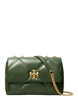 Tory Burch Small Kira Diamond Quilt Shoulder Bag Basil