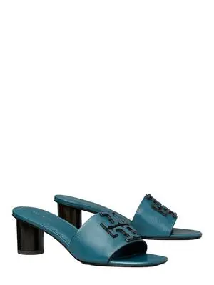 Tory Burch Ines Heeled Mule Brisk Blue