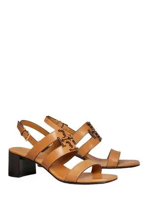 Tory Burch Ines Heeled Mule Camello