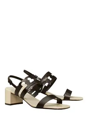Tory Burch Ines Heeled Mule Cocoa/light Cream