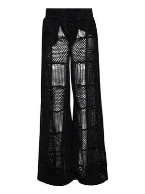 ROBERTA EINER Boyfriend Trousers - Black