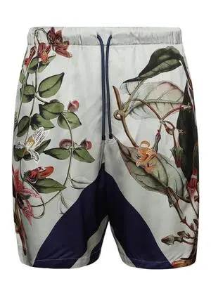 Dries Van Noten Piperi Printed Shorts - Grey