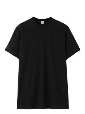 TOTEME Organic Cotton-jersey T-shirt - Black