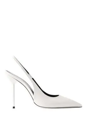 PARIS TEXAS Lidia Patent-Leather Slingback Pumps