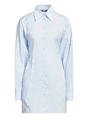 Gcds Military Cotton Shirt - Blue