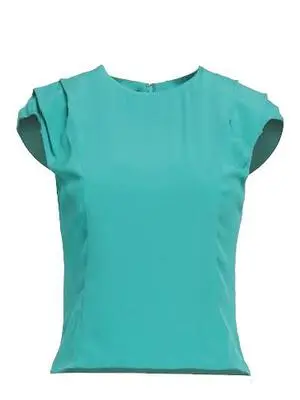 Rochas Crepe Top - Blue
