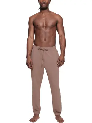 SKIMS Jersey Lounge Mens Jogger Umber