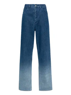 BOTTER Gradient-effect Boyfriend Jeans - Blue
