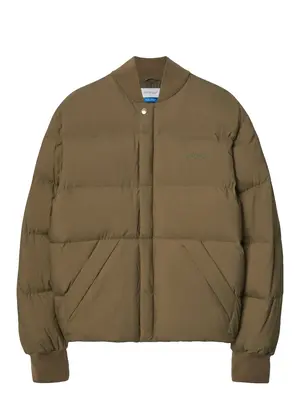 Off-White Arrow Puffer Jacket - Brown
