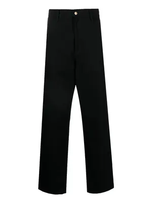 Carhartt Work In Progress Single Knee Straight-leg Trousers - Black