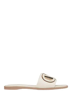 Valentino Garavani VLogo Cut-Out Sandals White