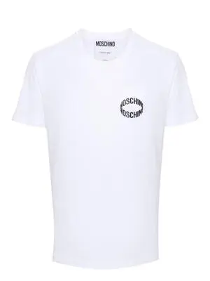 Moschino Logo-print Cotton T-shirt - White