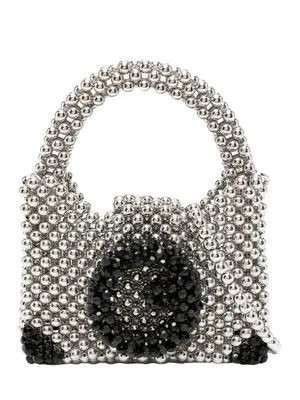 Germanier Bead-embellished Tote - Silver