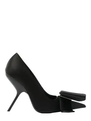 SALVATORE FERRAGAMO Ferragamo Asymmetric Bow 105mm Pumps