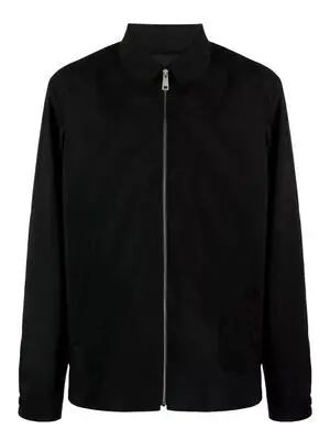 Prada Zip-up Wool Blend Shirt Jacket - Black