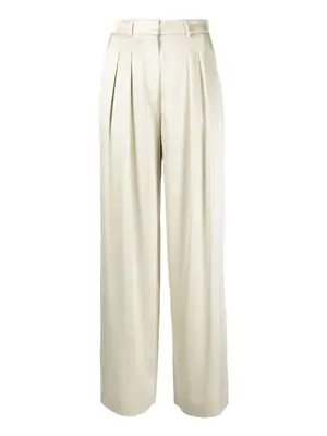 Nanushka Lynda Straight-leg Trousers - Neutrals