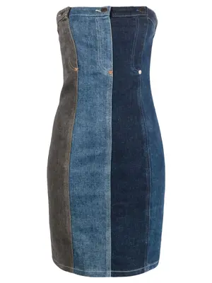 MOSCHINO MOSCHINO JEANS Layered Denim Dress