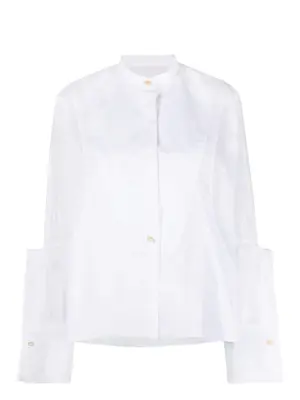 JIL SANDER Panelled Cotton Shirt - White
