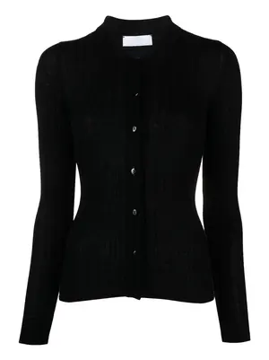 RXQUETTE RXQUETTE Ribbed-Knit Polo Cardigan