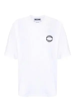 Moschino Logo-print Cotton T-shirt - White