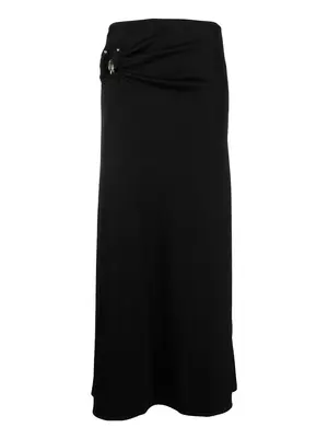 Christopher Esber Orbit Cut-out Maxi Skirt - Black