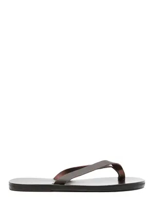 ANCIENT GREEK SANDALS Solon Flat Sandals - Brown