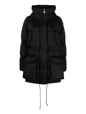 IENKI IENKI Quilted Padded Coat - Black