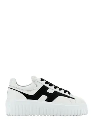Hogan H-stripes Platform Sneakers - White