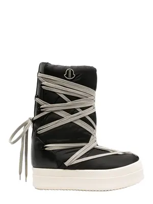 Rick Owens Moncler + Bigrocks Padded Mid-calf Boots - Black