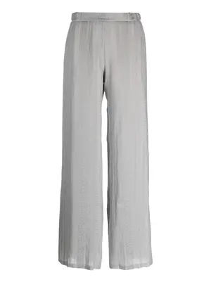 Zeus+dione High-waisted Wide-leg Trousers - Grey