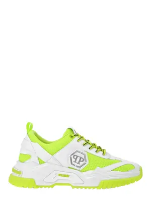 Philipp Plein Predator Panelled Sneakers - Yellow