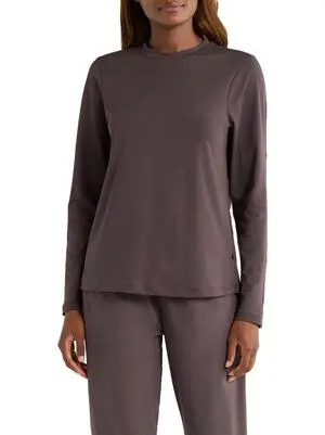 On Focus Long Sleeve Performance T-Shirt Pebble