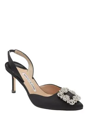 MANOLO BLAHNIK Manolo Blahnik Hangisi Slingback Pumps