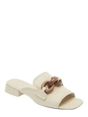 PEDRO GARCIA Enna Slide Sandal - Ivory Walnut