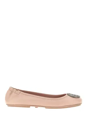 Tory Burch Tory Burch Minnie Nappa Leather Ballet Flats Pink
