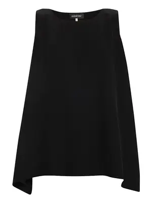 Eskandar A-line Long Plus Shell - Black