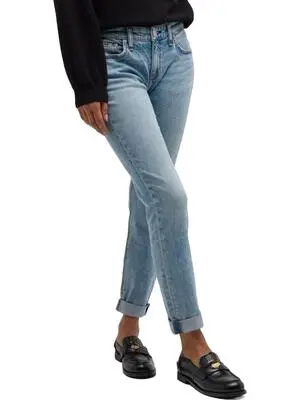 Rag & Bone Dre Low-rise Slim Boyfriend Jeans - Daphne