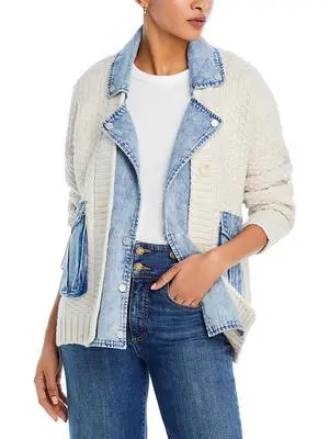 Blanknyc Mixed Media Cardigan - Last Call