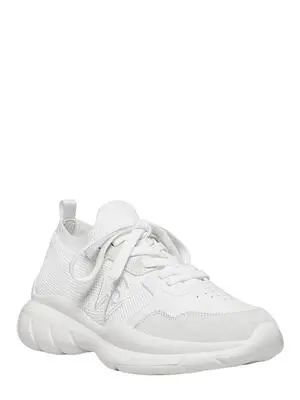STUART WEITZMAN 5050 Lace Up Sneakers - White