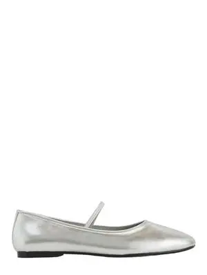 Everlane Day Mary Jane Ballet Flats - Silver